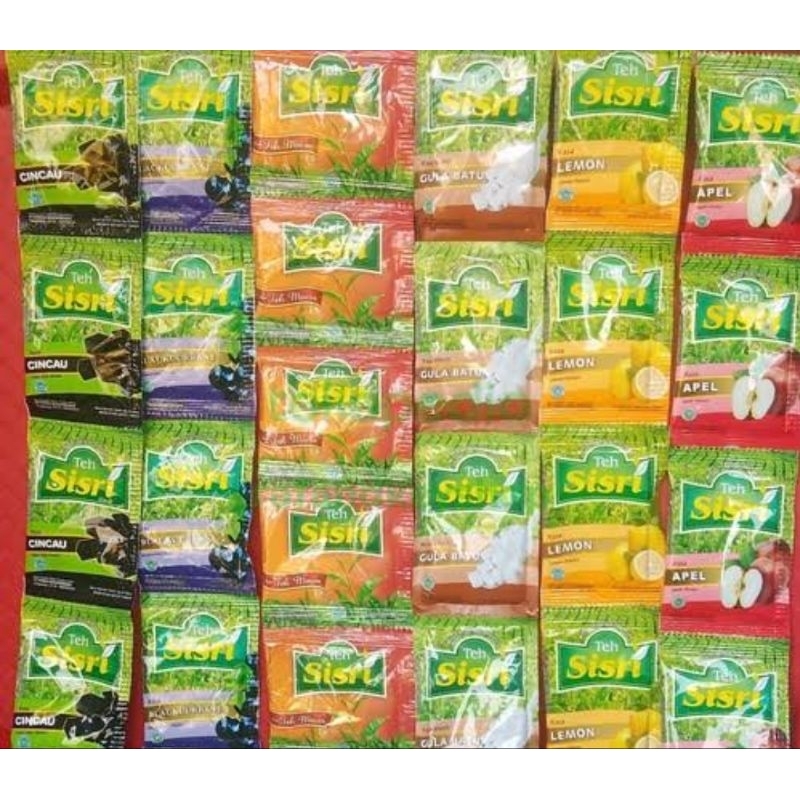 Jual minuman sachet teh sisri all varian rasa 1renteng isi 10pcs x ...