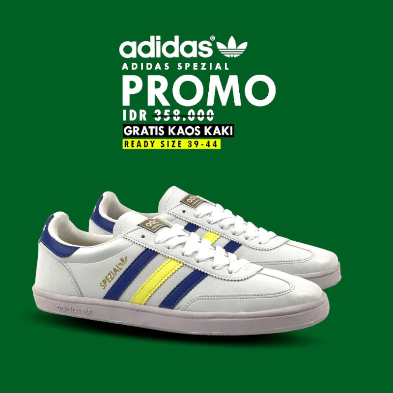 Jual SEPATU ADIDAS CASUAL SPEZIAL ALL WHITE GRADE ORI | Shopee Indonesia