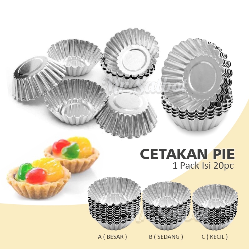 Jual Cetakan Kue Pie Susu Cupcake Muffin Sus Pie Susu Buah Loyang Kue ...