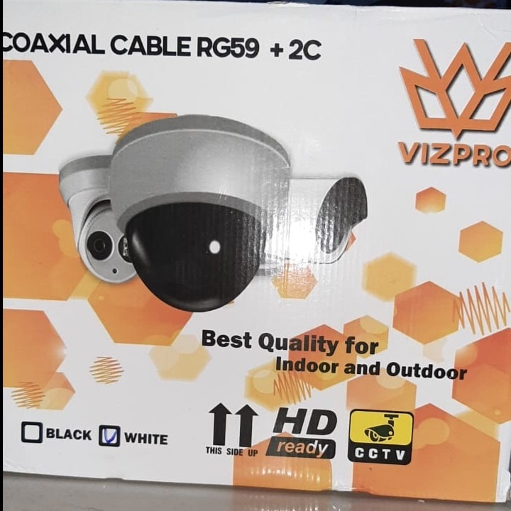 Jual Kabel CCTV RG 59 Vizpro 1 Roll 300 Meter | Shopee Indonesia