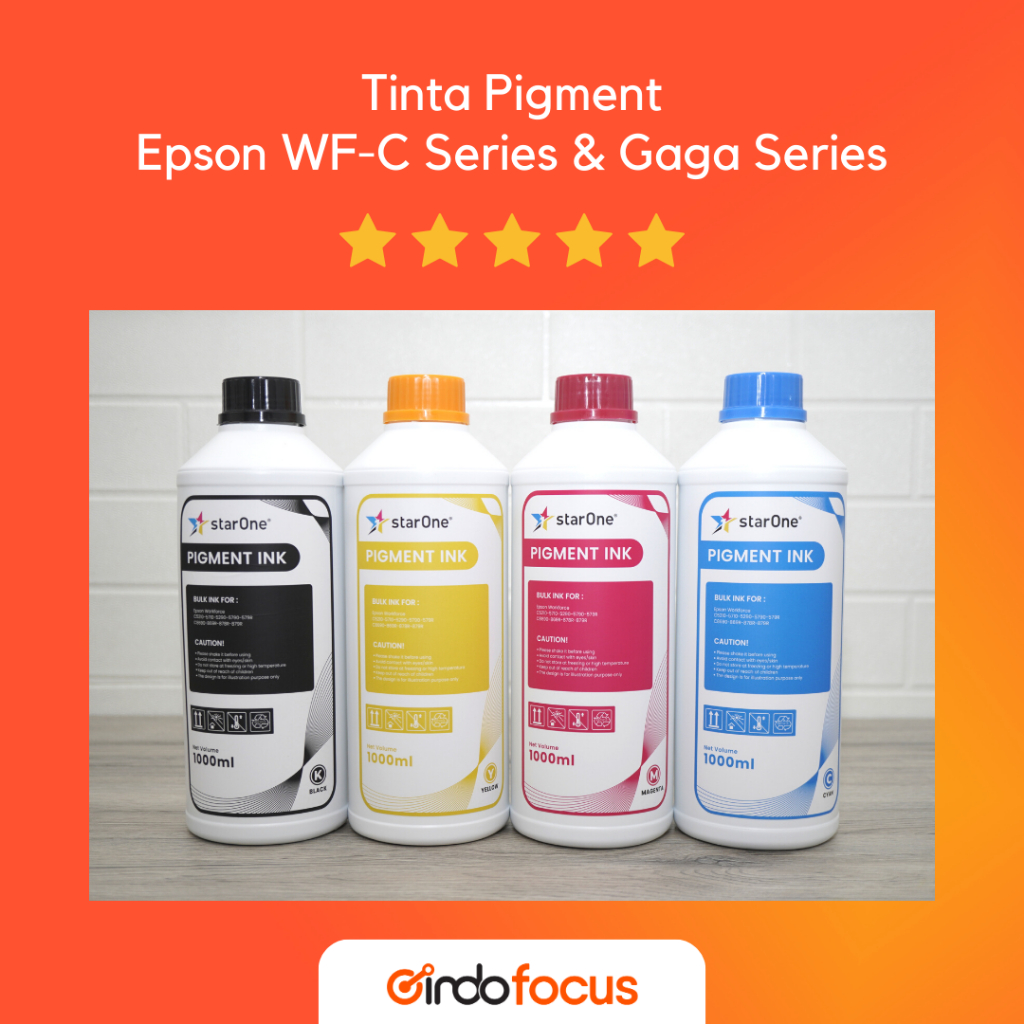 Jual Tinta Pigment for Printer Epson WF-C series & Gaga series (StarOne ...