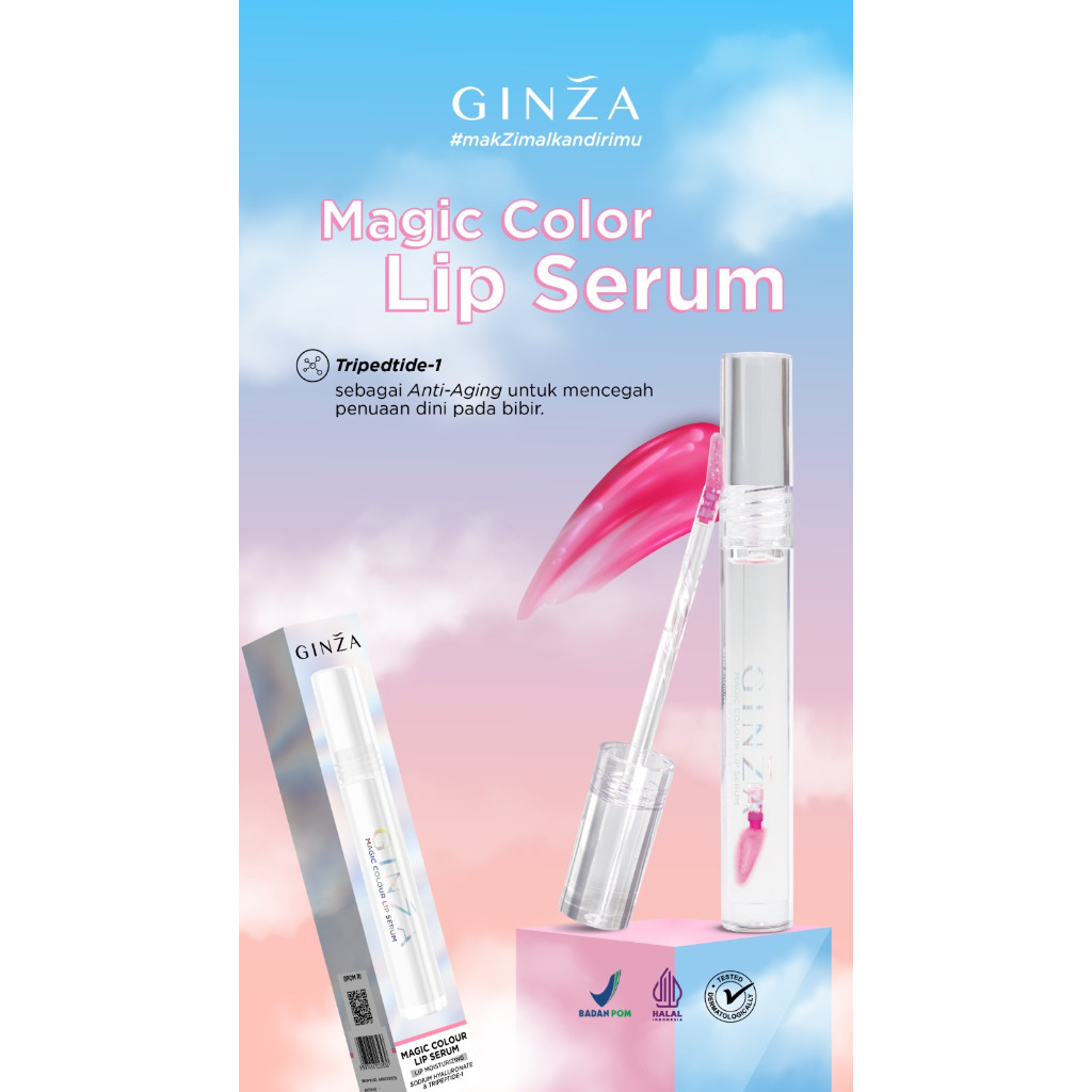 Jual Ginza Magic Colour Lip Serum 4,5ml | Shopee Indonesia