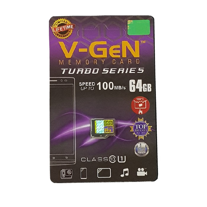 Jual V-GEN 64GB TURBO CLASS 10 ORIGINAL | Shopee Indonesia