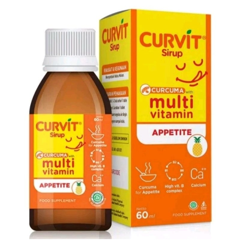 Jual CURVIT syrup 60ml / Multivitamin dan Suplemen Makanan | Shopee ...