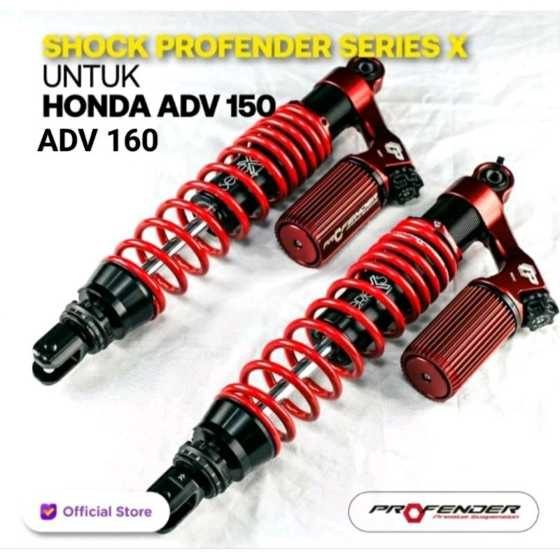 Jual Shockbreaker Profender X series Honda ADV 150 / Honda ADV 160 ...