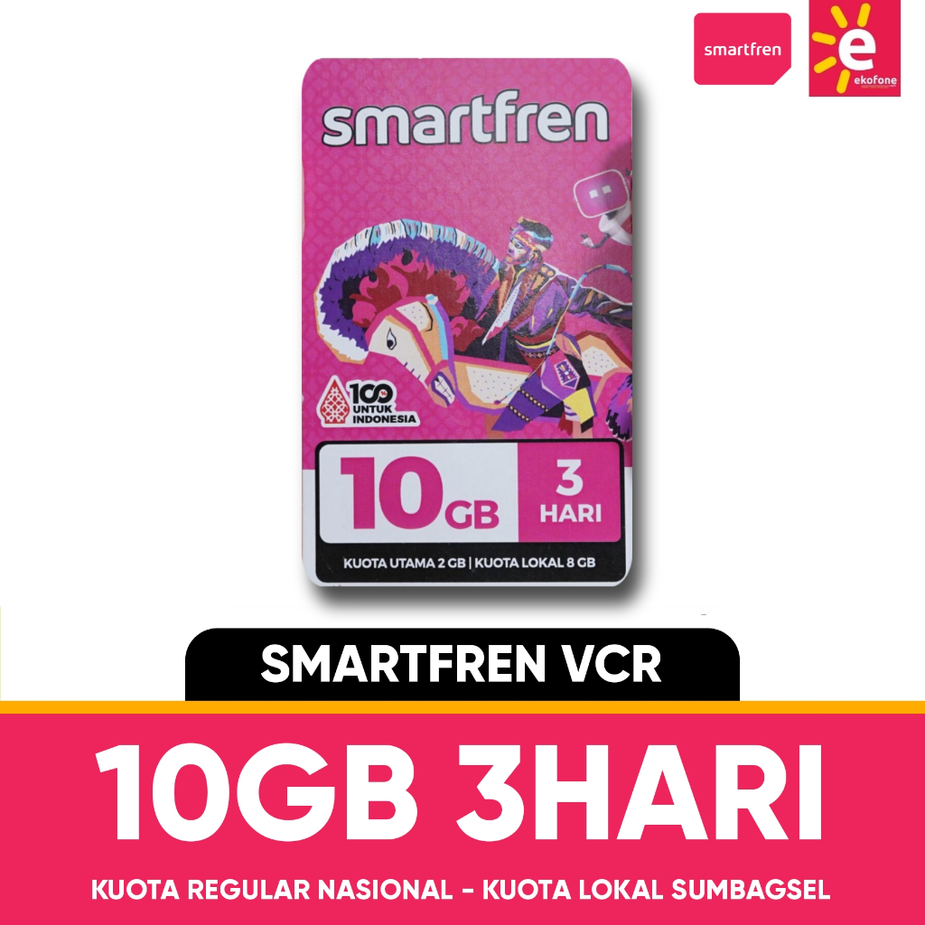 Jual SMARTFREN 10GB 3HARI (VCR) | Shopee Indonesia