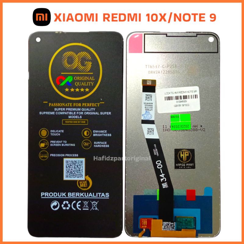 Jual Lcd Touchscreen Xiaomi Redmi Note 9 / Redmi 10X FULLSET | Shopee Indonesia