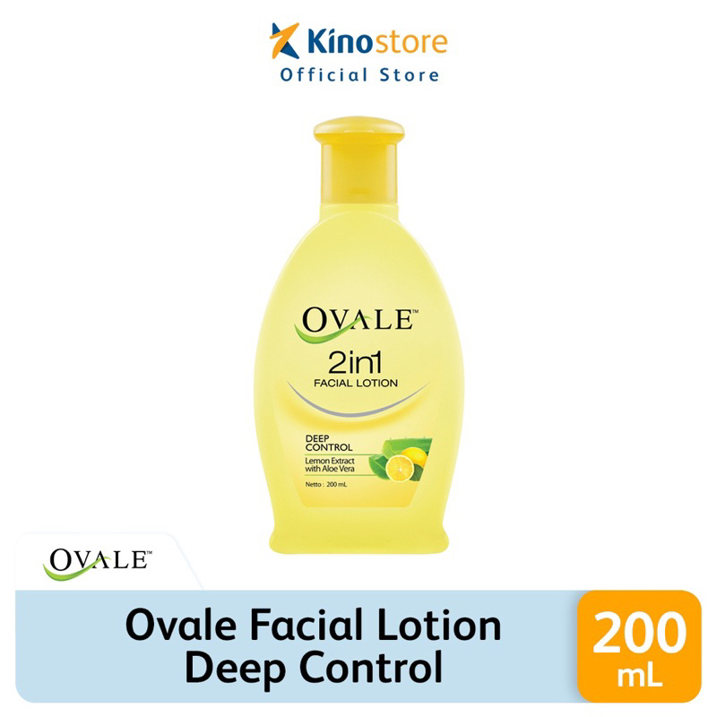 Jual OVALE Facial Lotion Deep Control 200 ml/100ml/60ml | Shopee Indonesia