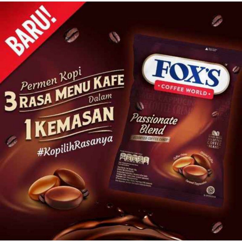 Jual Fox Coffee Candy Passionate Blend Permen Fox Kopi Enak dan Murah ...