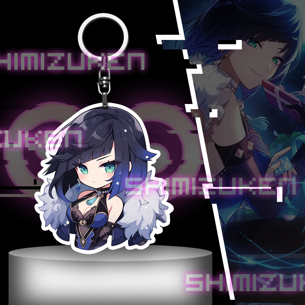 Jual Gantungan Kunci Anime Genshin Impact Yelan - Ganci Akrilik ...