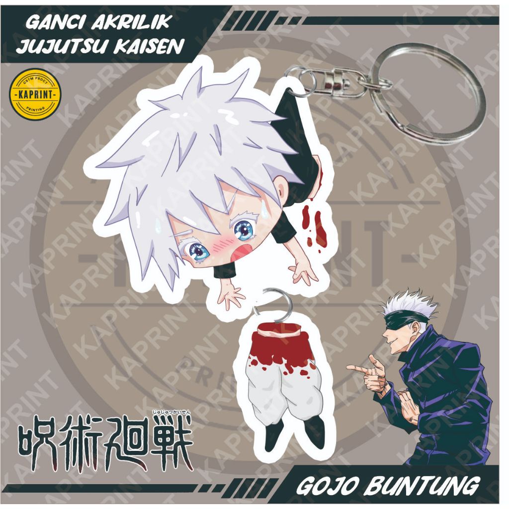 Jual GANCI GOJO BUNTUNG ANIME JUJUTSU KAISEN / GANTUNGAN KUNCI ...
