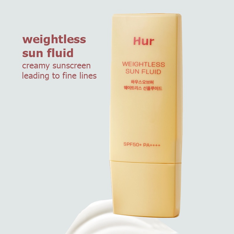 Jual HUR House Of Hur Weightless Sun Fluid | Tropical Dew Sun Cream ...