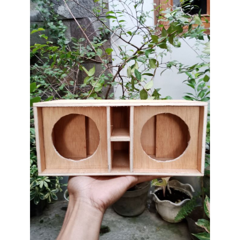 Jual Box speaker miniatur miniscoop double 3 inch | Shopee Indonesia