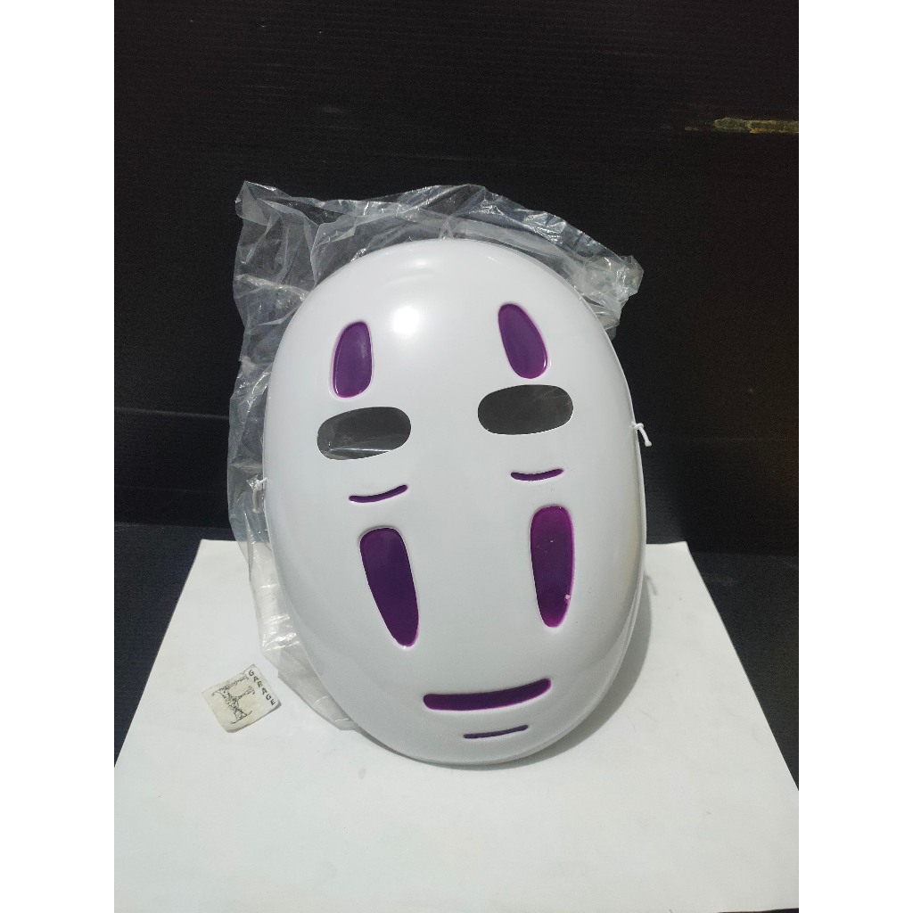 Jual Topeng Mask No Face Kaonashi Spirited Away Cosplay | Shopee Indonesia