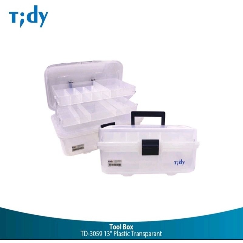 Jual ToolBox Plastik Tingkat bening | Shopee Indonesia