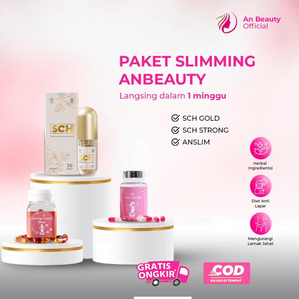 Jual Paket Slimming Anbeauty | Dapat 3 Produk Slimming | Shopee Indonesia