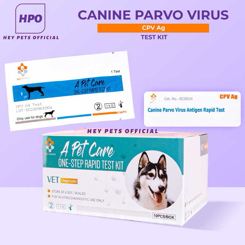 Jual Test Kit Canine Parvo Virus (CPV ag) - Alat test virus anjing (1 ...