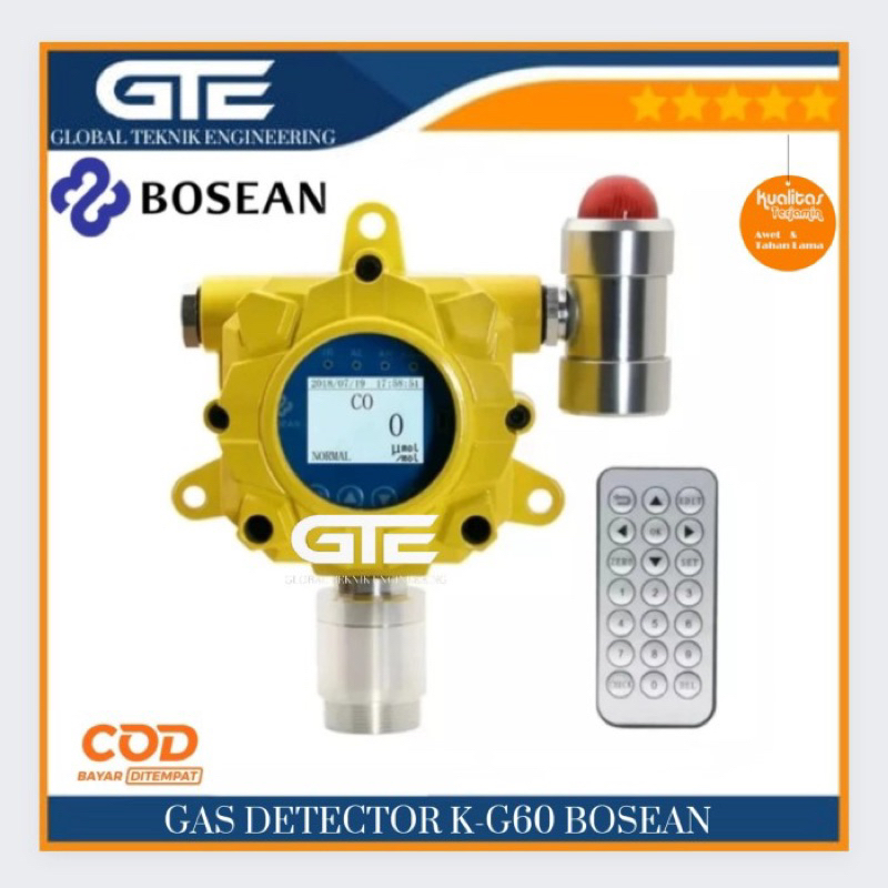 Jual NH3 Ammonia Fixed Online Gas Detector K-G60 Bosean Monitor KG60 Amonia | Shopee Indonesia