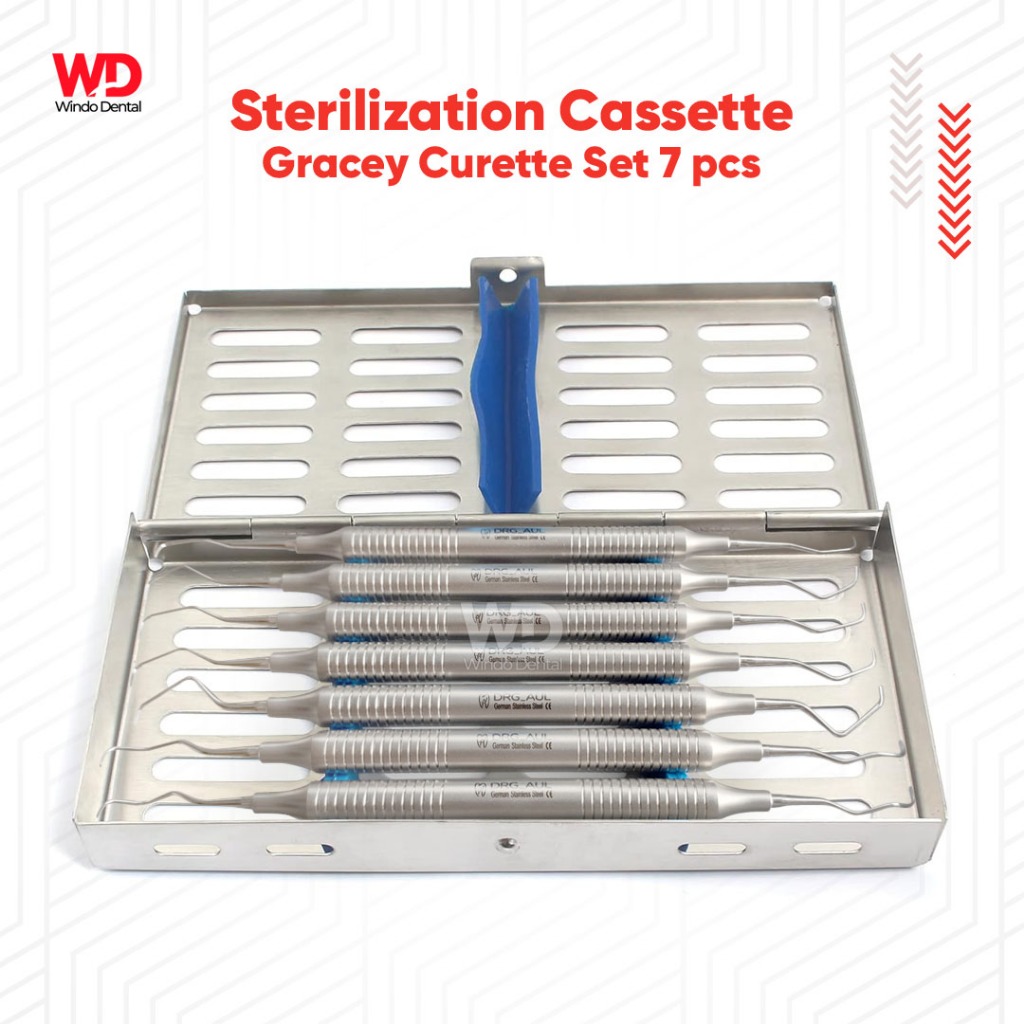 Jual WINDO DENTAL CURETTE GRACEY PERIO / KURET PERIODONTAL / CURRET SET ...