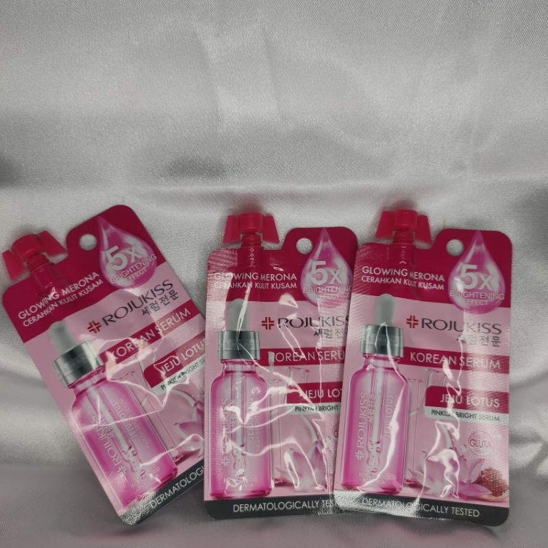 Jual Rojukiss Korean Serum Jeju Lotus (3pcs) | Shopee Indonesia