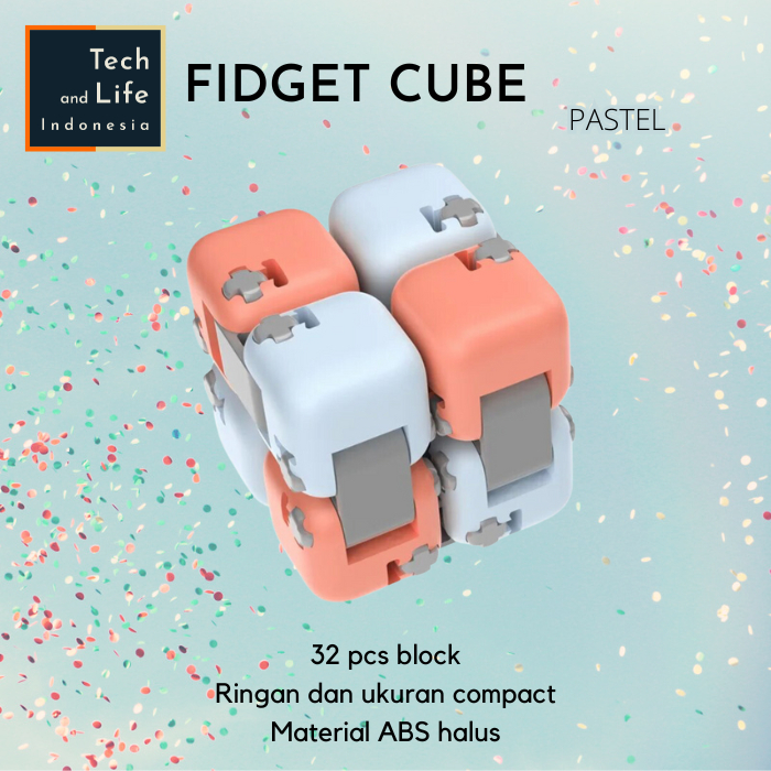 Jual Mainan Anak Colorful Infinity Magic Fidget Cube Puzzle Toy Anti Stress - Pastel | Shopee ...
