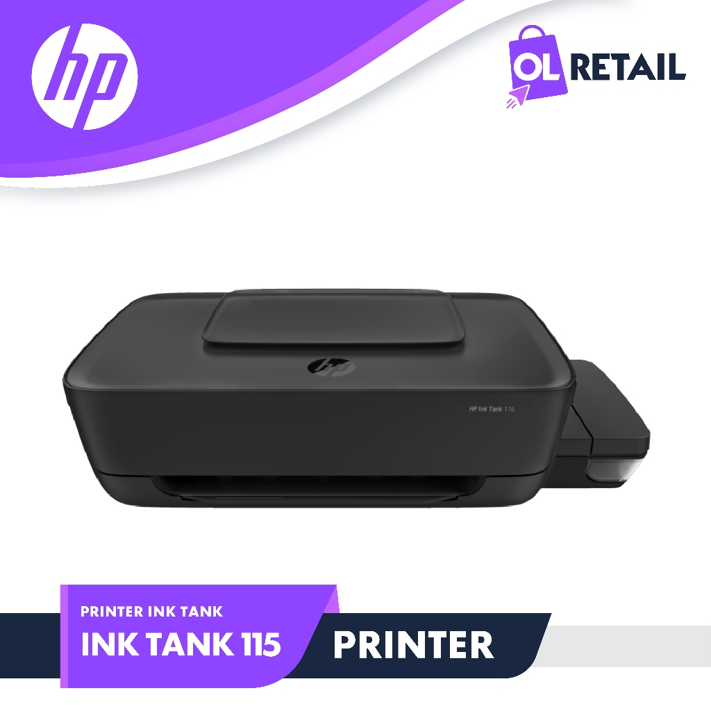 Jual HP Ink Tank 115 Printer A4 Series 2LB19A Infus Original | Shopee ...