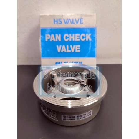 Jual PAN CHECK VALVE HWA SUNG SS304 40K-50A 2" | Shopee Indonesia