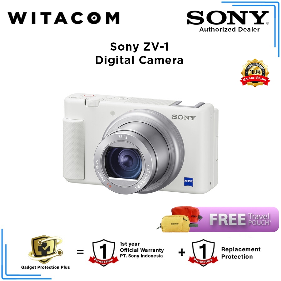 Jual Sony ZV-1 ZV1 Digital Camera - White | Shopee Indonesia
