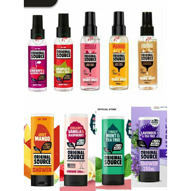 Jual original source shower / body mist 100ml / parfum / original ...