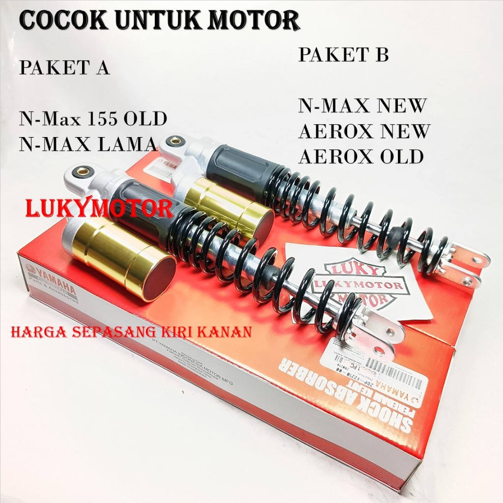 Jual SHOCKBREAKER BELAKANG TABUNG YAMAHA NMAX 155 old/new AEROX 155 | Shopee Indonesia