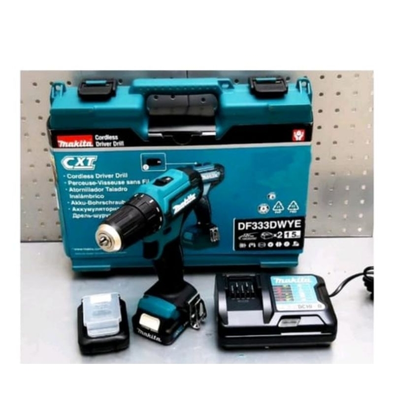 Jual Bor Baterai Makita 12v Df333dwye Bor Cordless 12v Makita Baterai 2pc Shopee Indonesia