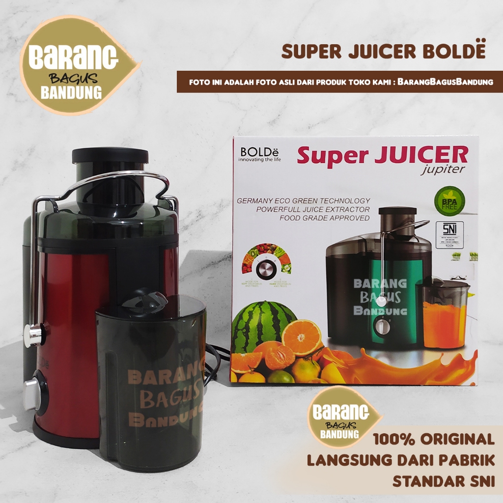 Jual Super Juicer Jupiter BOLDe Pengekstrak Sari Jus / Juice Buah ...