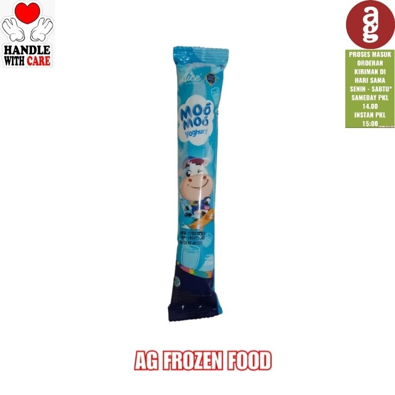 Jual Aice Moo Moo Yogurt 55Ml ( Dikasih Es Block Dari Toko ) | Shopee ...