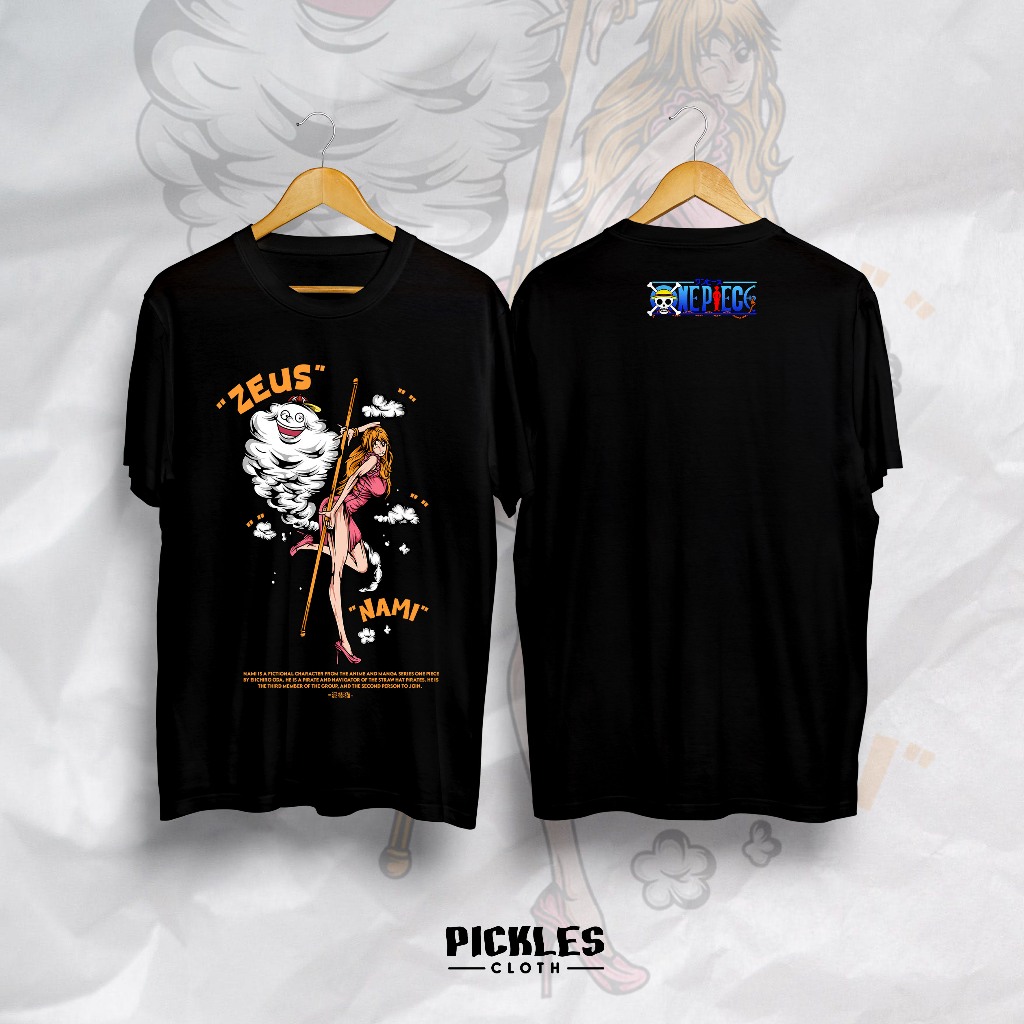 Jual Kaos Premium Anime - Nami Chan - One Piece Edition - Cotton Combed ...