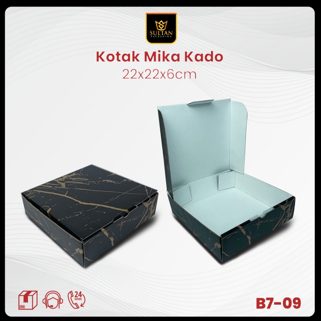 Jual Box Kado - Mailer Box Spot UV Hitam - Kotak Hadiah Premium - B94 ...