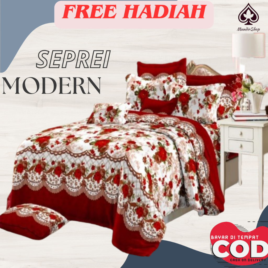 Jual Seprei Homemade sprei Ukuran 180x200cm bahan katun halus lembut ...