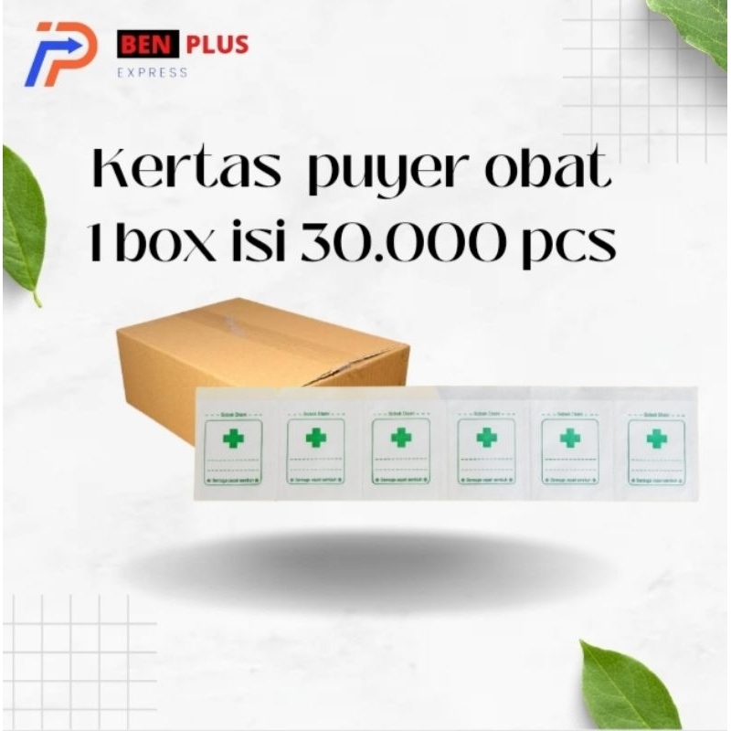 Jual Kertas Puyer Umum 1 box isi 30.000 pcs | Shopee Indonesia