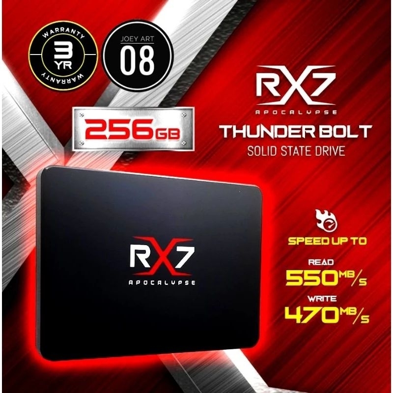 Jual SSD 256GB RX7 - 128GB-256GB / Garansi Resmi 3 Tahun | Shopee Indonesia