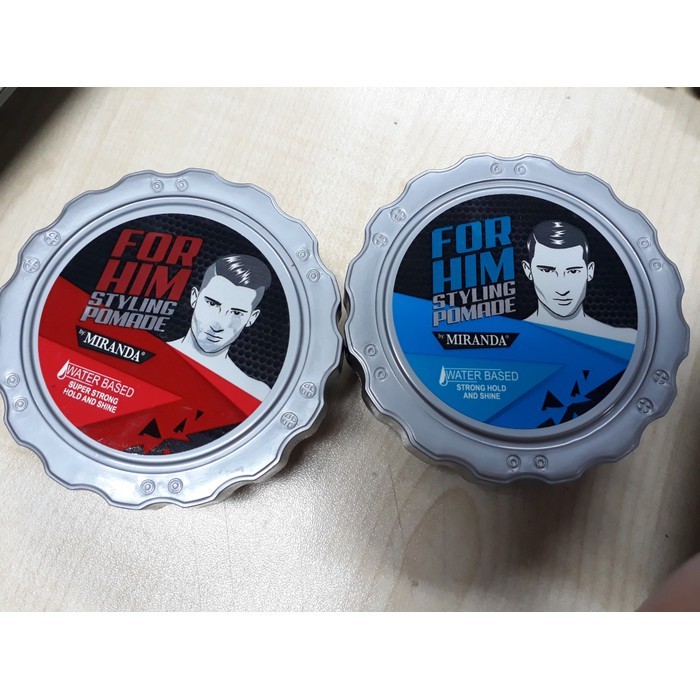 Jual MIRANDA FOR HIM STYLING POMADE 100GR | Shopee Indonesia