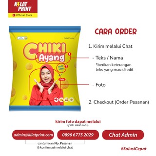 Jual Snack Custom Foto Teks Bungkus Pouch Jumbo Ala Chiki Balls Edition ...