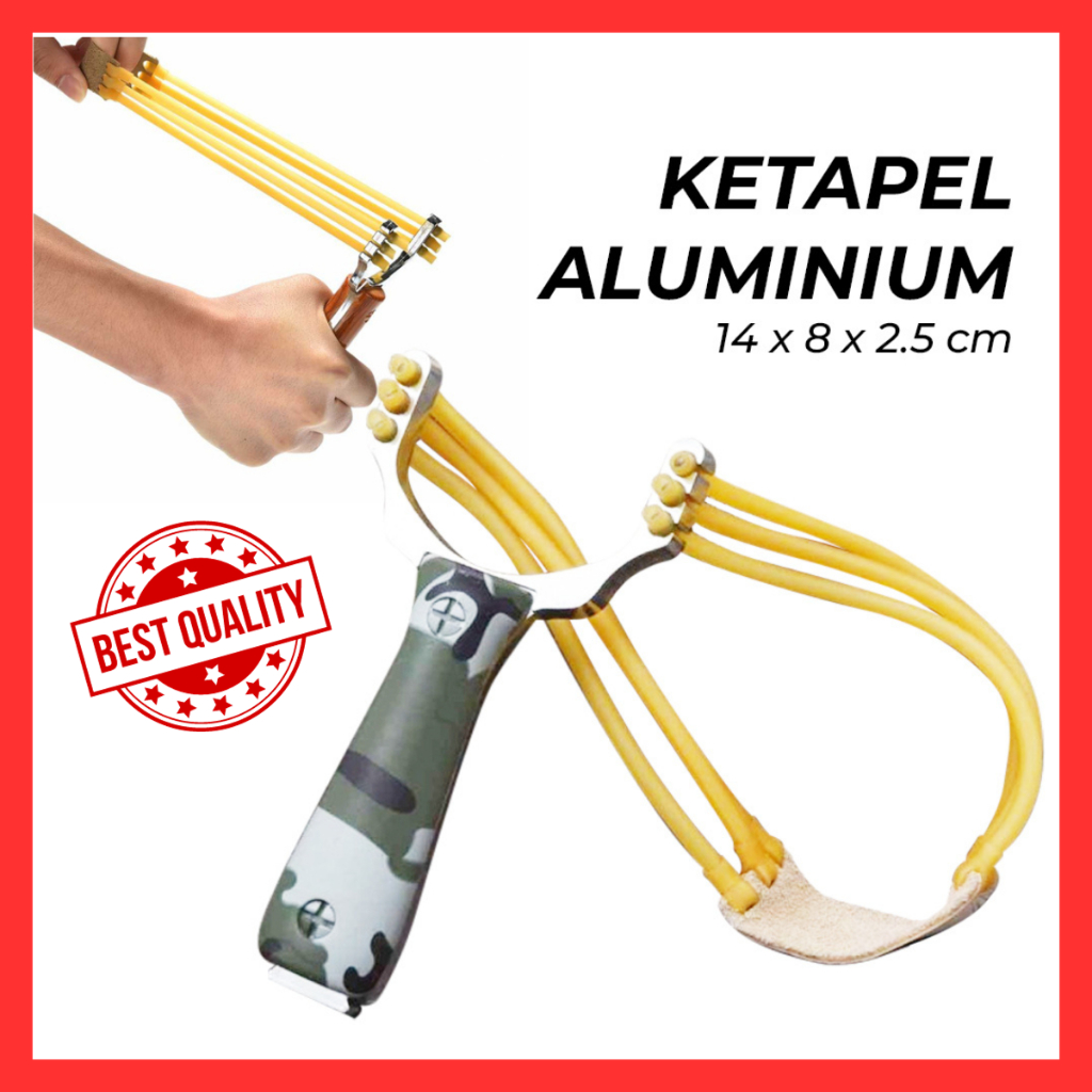 Jual Ketapel Berburu Slingshot Aluminium Alloy / Ketapel Stainless ...