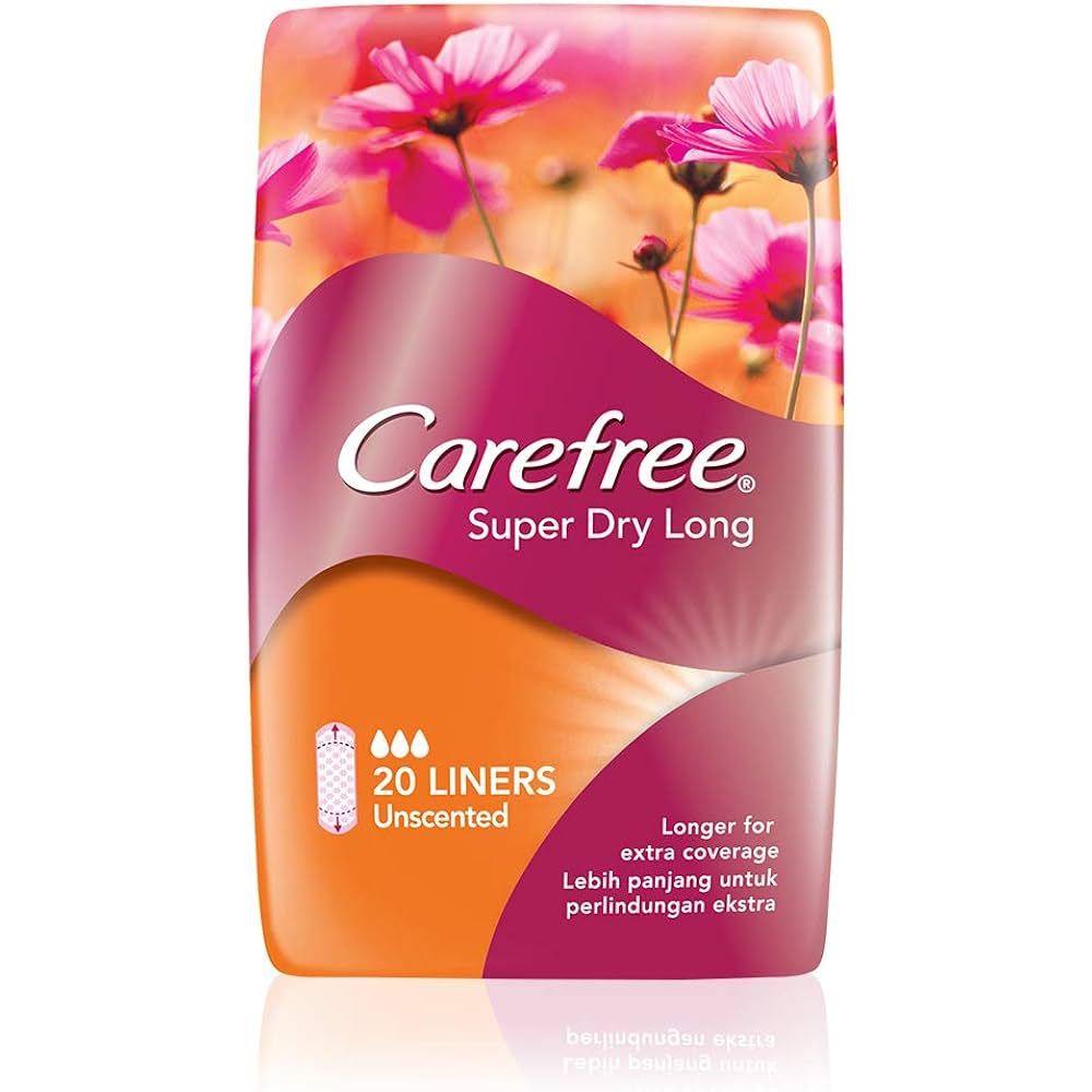 Jual Carefree Super Dry Long Unscented Panty Liner Perlindungan Ekstra ...