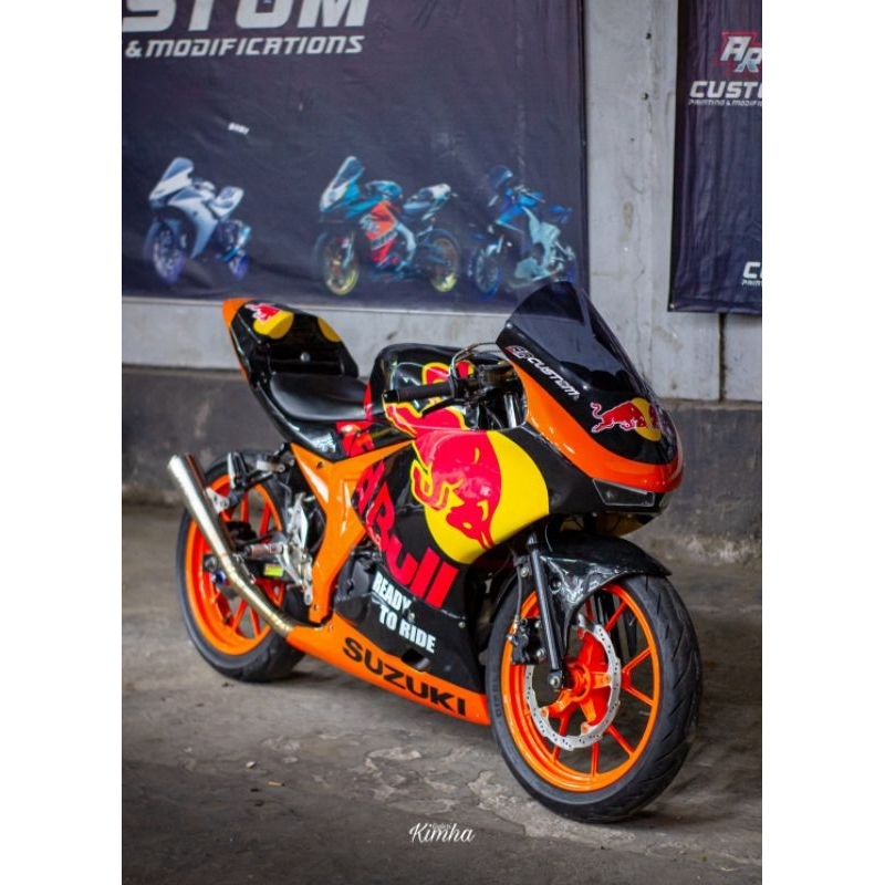 Jual FULL FAIRING ALA MOTO3 GSX R150 VERSI HARIAN | Shopee Indonesia