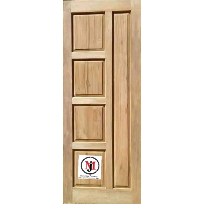 Jual (Promo Opening) Kusen + Pintu Kayu Meranti Bayur (Bonus Loster ...