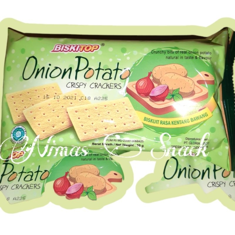 Jual Biskitop Potato Crispy Crackers 50 gr | Shopee Indonesia