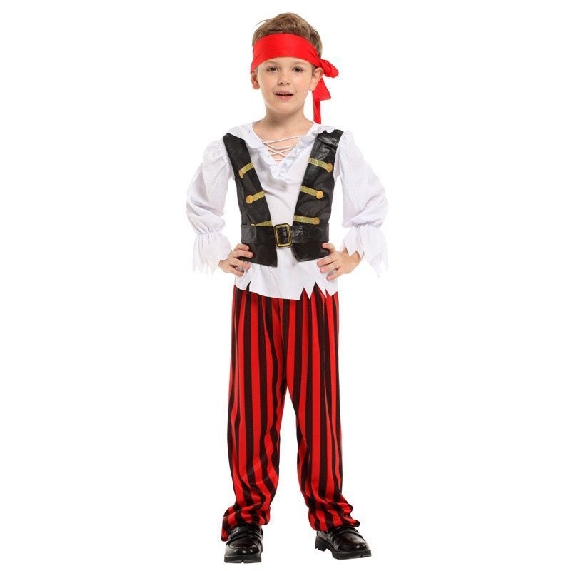 Jual pirates boy costume pirate | kostum bajak laut anak laki laki ...