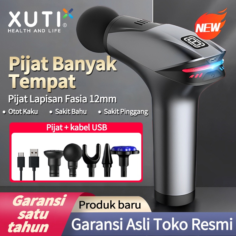 Jual XUTI Massage Gun Alat Pijat Elektrik Deep Tissue Muscle Massager ...