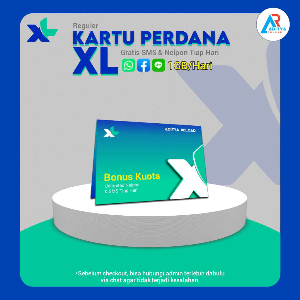 Jual Kartu perdana XL Reguler 3K Exp Juli 2027 | Shopee Indonesia