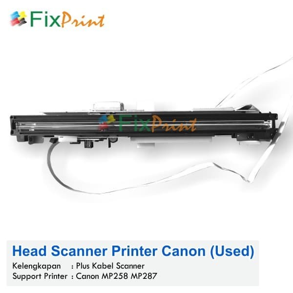 Jual Head Scanner Printer Canon MP258 MP287 Plus Kabel Scanner- USED ...