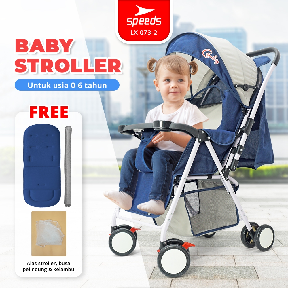 Jual SPEEDS Stroller Anak Premium Kereta Dorong Bayi Newborn Baby ...